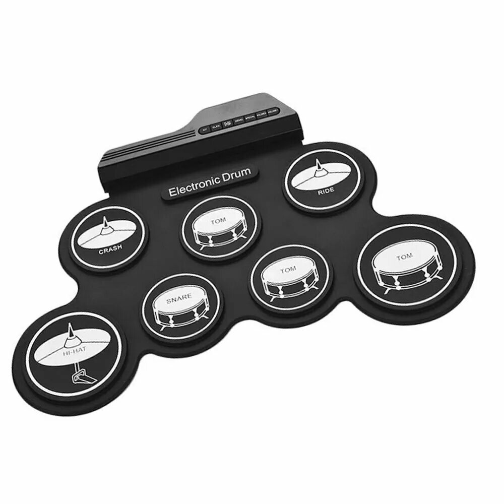 Портативная ударная Установка USB electronic drum-Черный