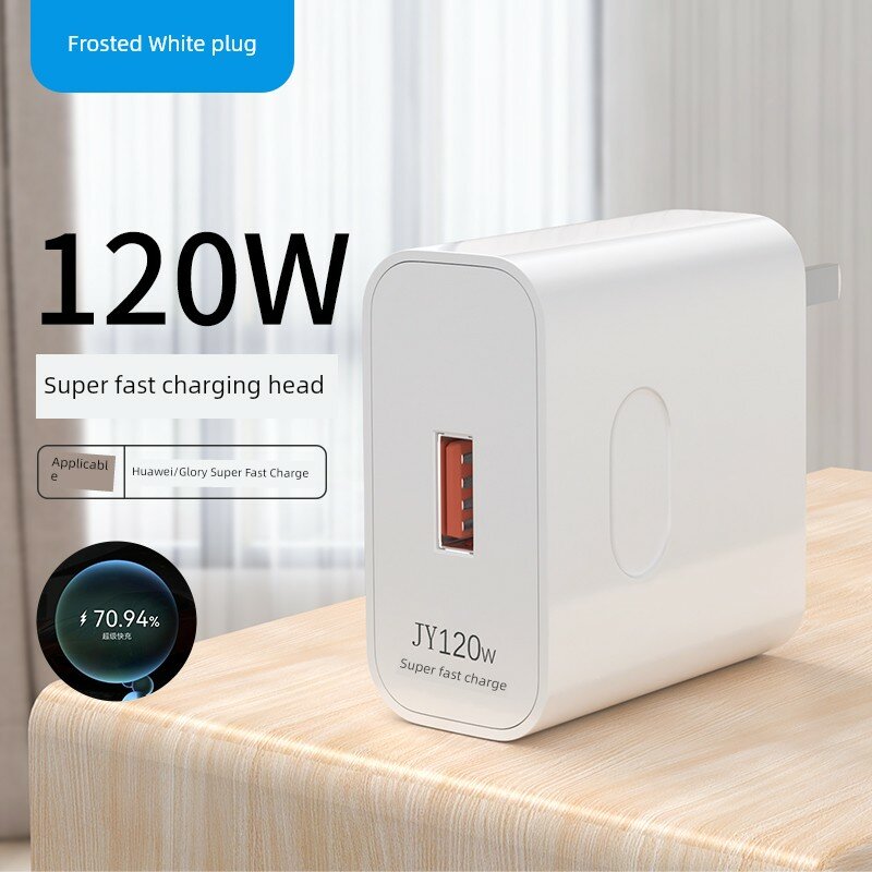 120Вт Быстрая Зарядка USB-C Питание Адаптер для iPhone, Samsung, Xiaomi - Одиночный Разъем