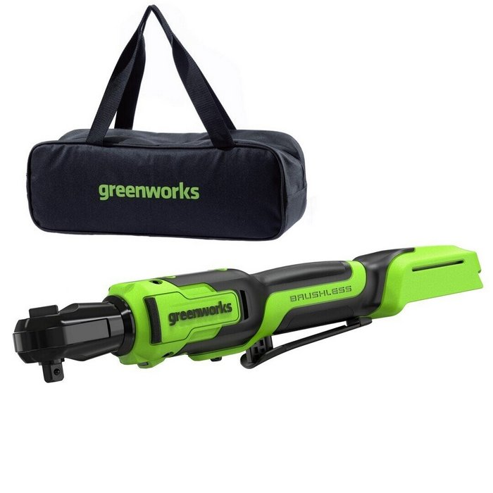 Гайковерт-трещотка аккумуляторная GreenWorks GD24RW 3804007CUA