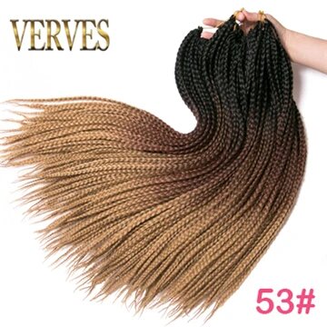 VERVES Косы омбре кофейно-коричневый/24#, 22 корня, 24 дюйма