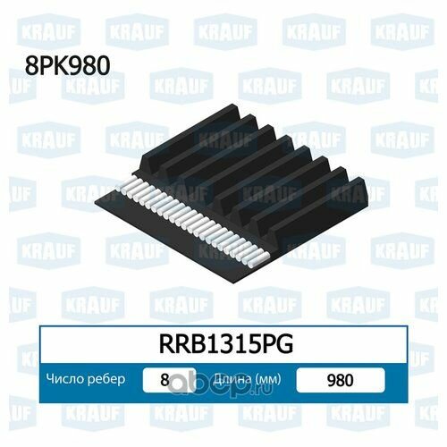 Ремень поликлиновой Krauf RRB1315PG
