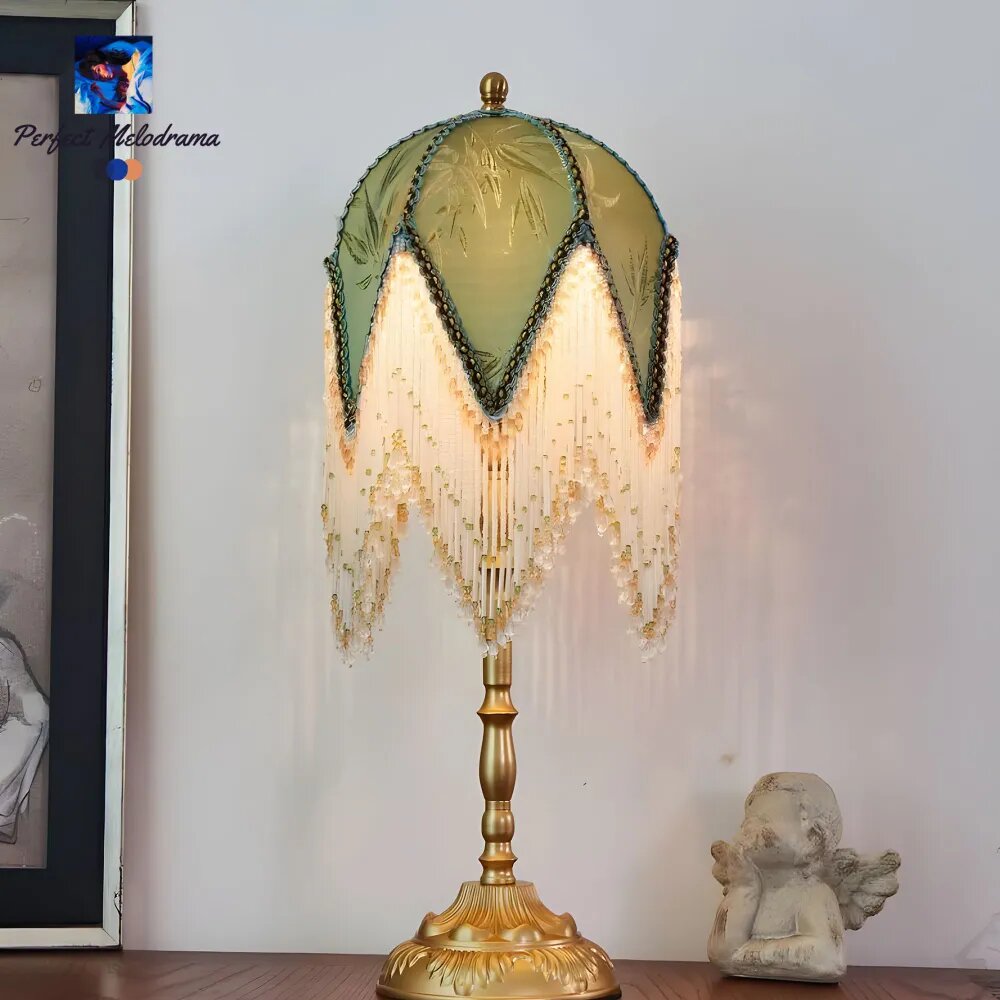 Настольная Лампа Тиффани/Украшение интерьера/55cm/зеленая