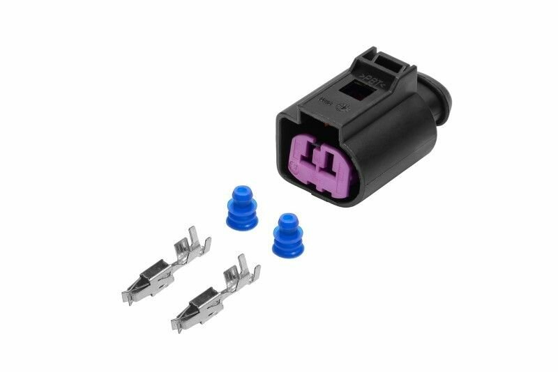 Разъем 2 pin без проводов для генератора VAG Transporter, Crafter, Octavia, Golf (AIRLINE)