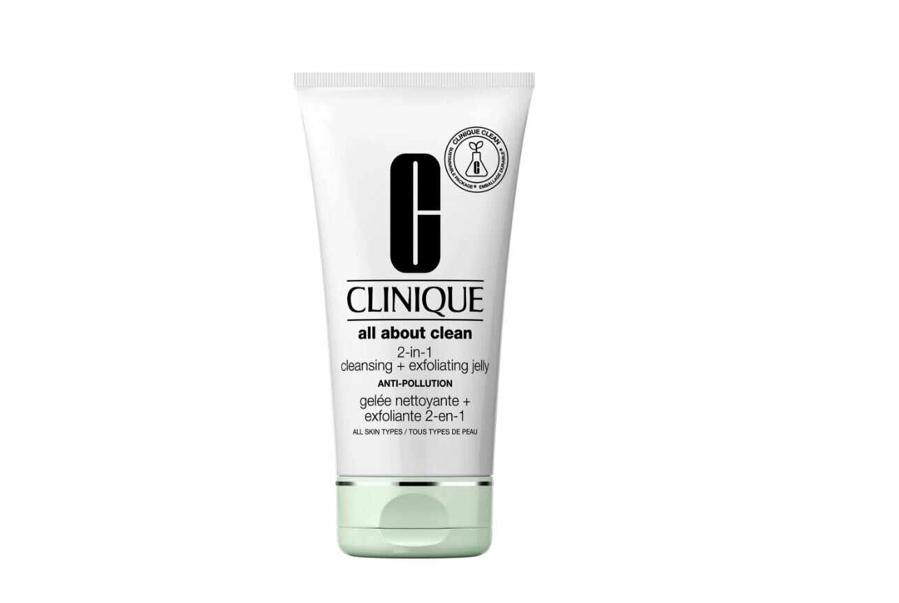 CLINIQUE Очищающее и отшелушивающее желе 2-в-1 Anti-Pollution, 150 мл