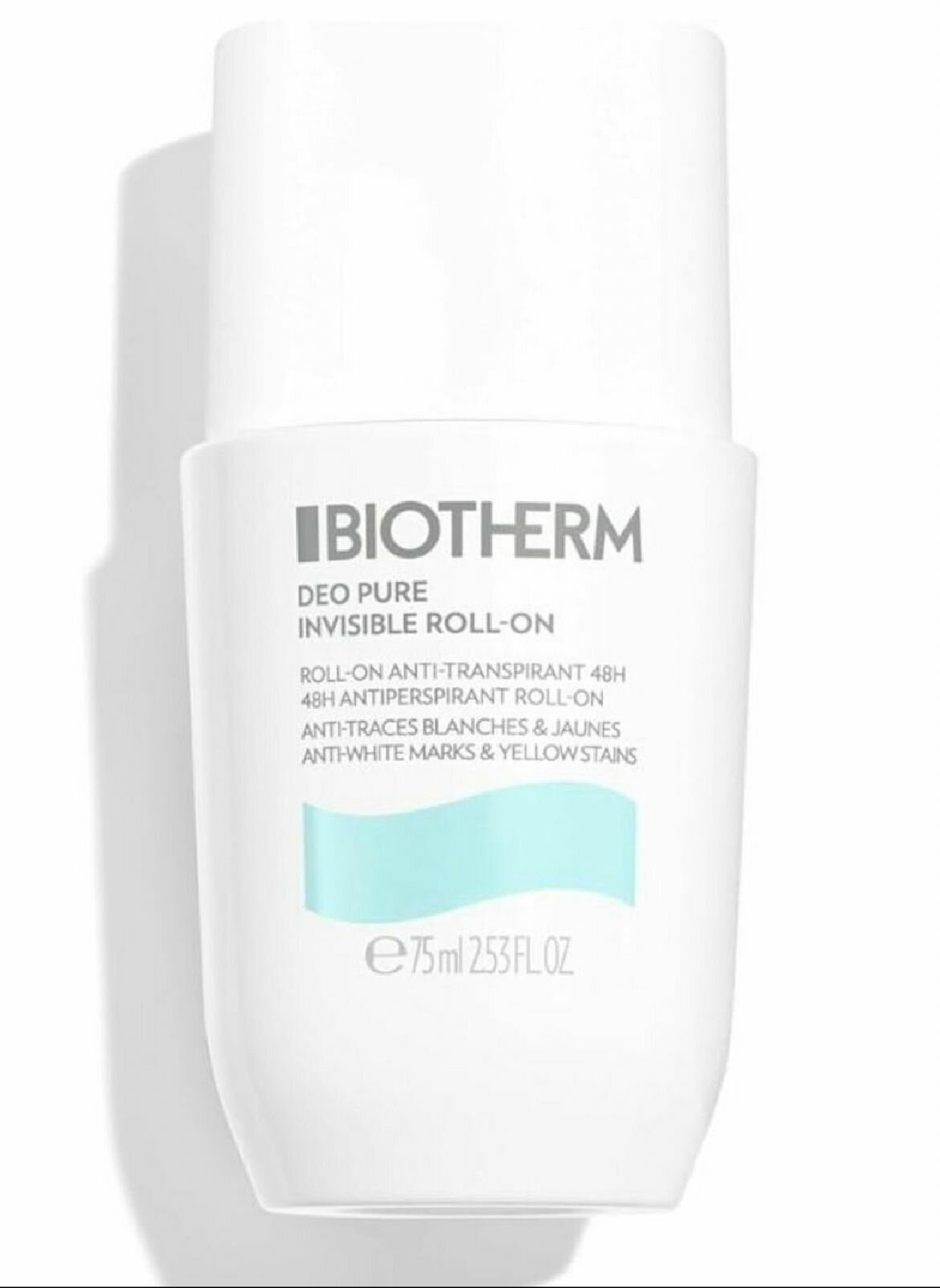 BIOTHERM Роликовый дезодорант-антиперспирант Deo Pure Invisible, 75 мл.
