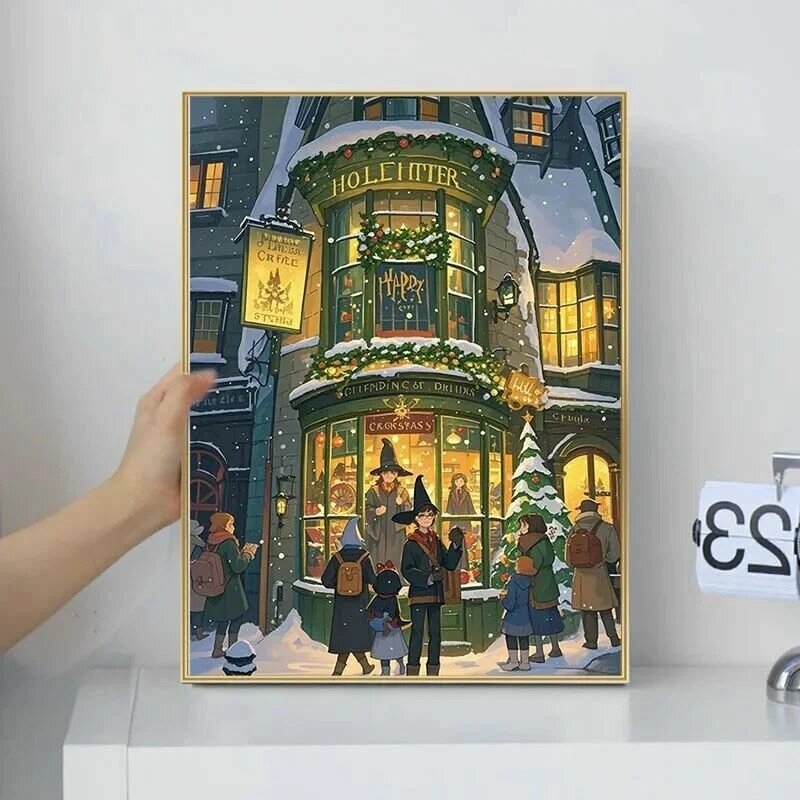 Вышивка крестом, набор для вышивания крестом, канва 11CT 40x50 см, полная зашивка (без подрамника, без рамы)