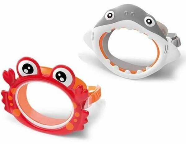 Детская маска для ныряния "Fun Masks" 3-8 лет, 2 вида /12