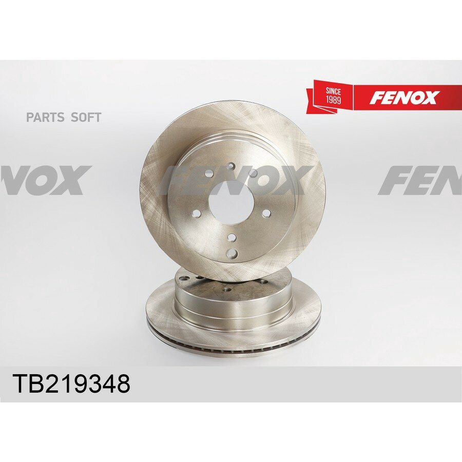 FENOX TB219348 Диск тормозной задний OPEL ANTARA, CHEVROLET CAPTIVA 2.0-3.2, 06- FENOX TB219348