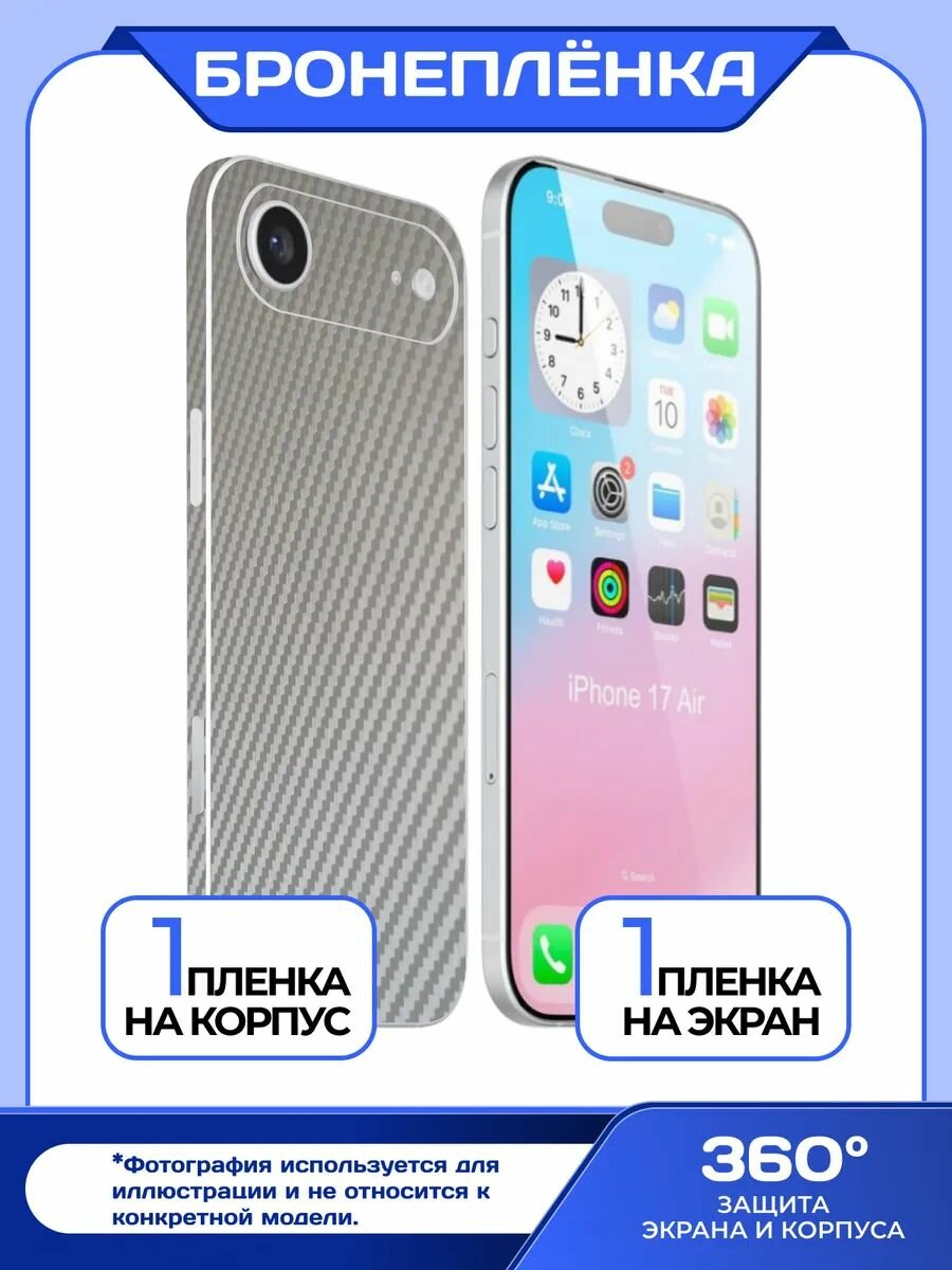 Пленка на экран и корпус для iPhone 17 Air