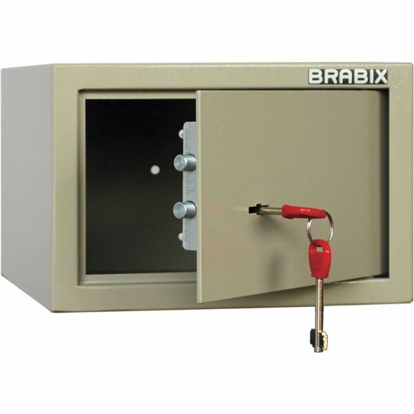 Сейф Brabix D-18m, 18x27x23,6см (291161)