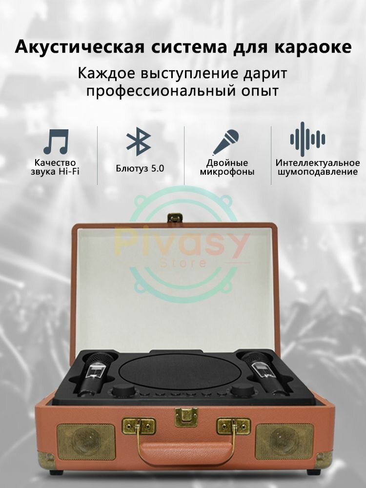 Портативная Bluetooth-колонка с 2 микрофонами, 4000 мАч, 15 Вт, в деревянном корпусе, используется для дома и на улице
