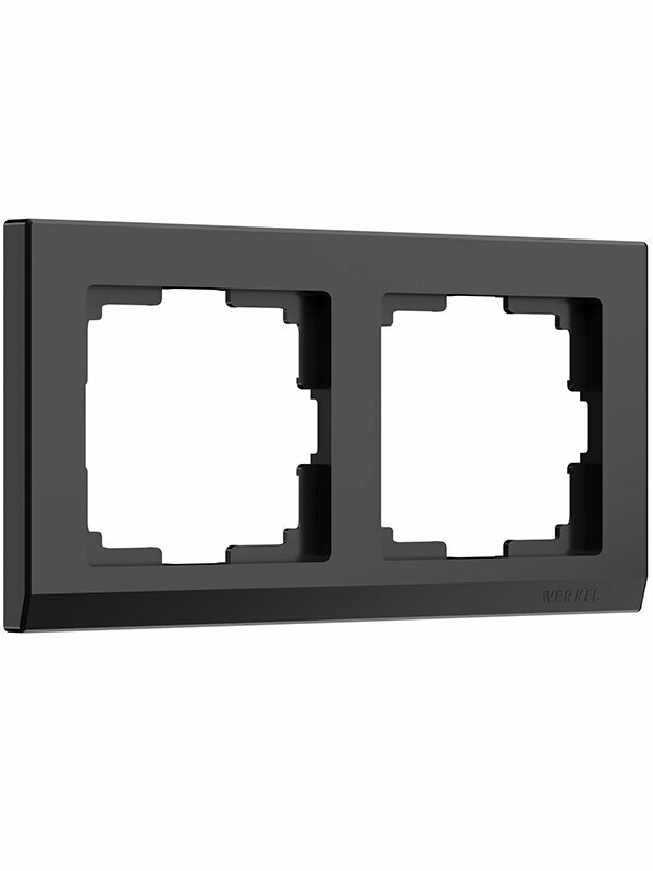 Рамка Stark 2Р черный W0021808 / WL04-Frame-02-black