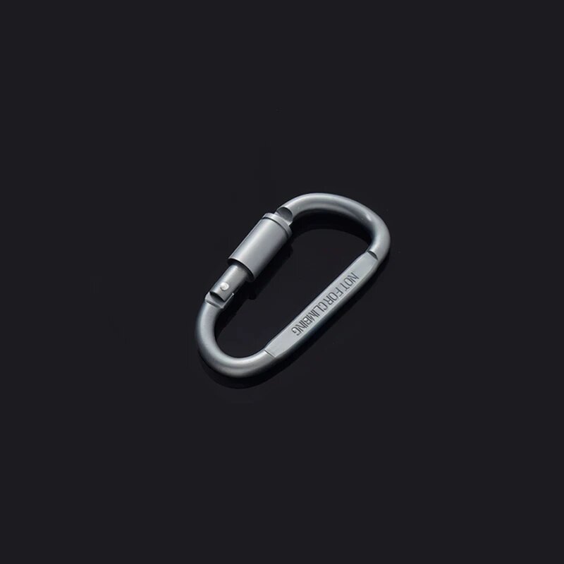 Черный алюминиевый карабин туристический 1PCs