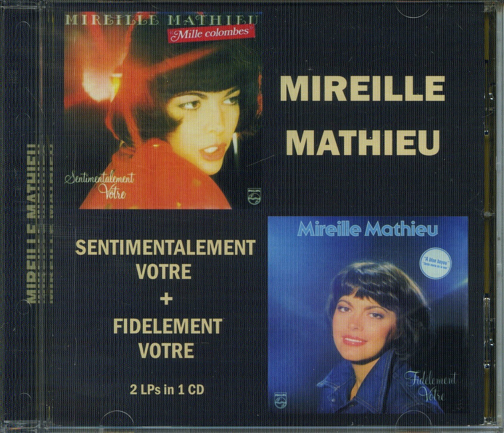 Mireille Mathieu (2 in 1) - Mireille + Bonjour Mireille 1969/71 г. Компакт диск