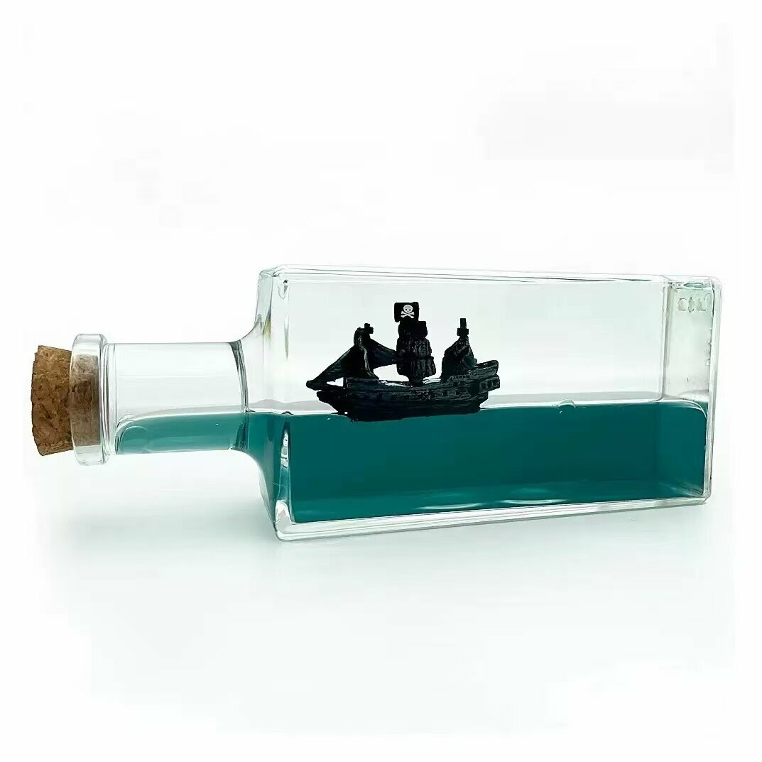 Ван-Пис Декомпрессионная игрушка Коллекционная модель корабля One Piece Drift Bottle украшение рабочего стола