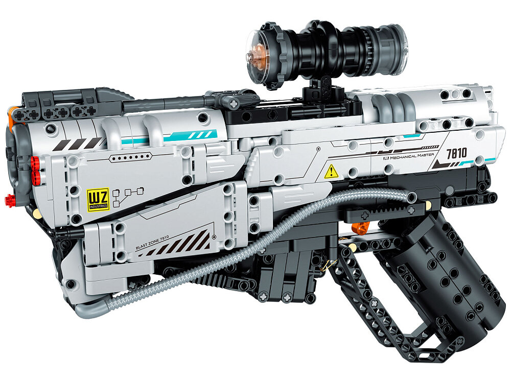 Конструктор iM.Master 7810_MK Черная пушка с подвижными механизмами и стрельбой