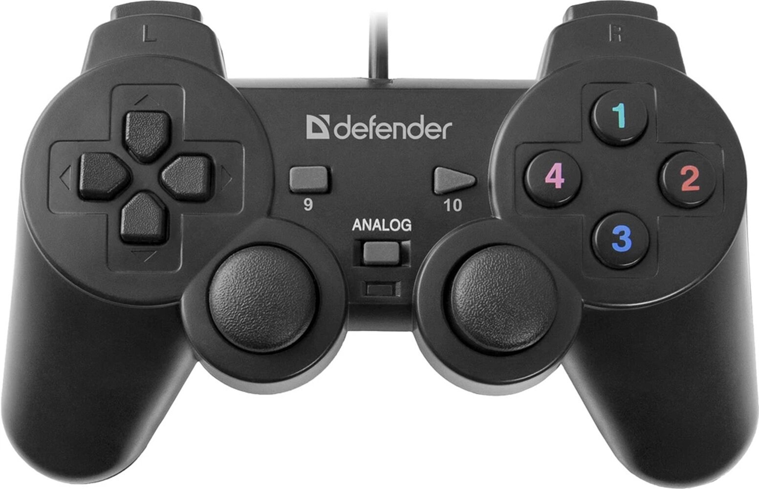 Геймпад Defender OMEGA 64247, проводной, черный, длина кабеля 1,8 м