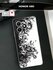 Силиконовый чехол на Honor X8d / Хонор X8d с принтом Черно белый узор