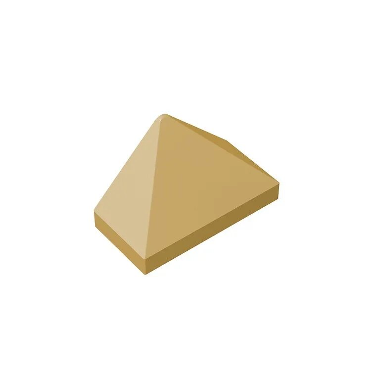 Бежевые строительные блоки Gobricks 3048 шт, Цвет: 031