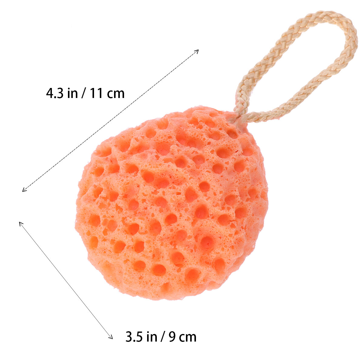 Пеногенератор для ухода за телом оранжевый 11.50x10.00x4.50cm