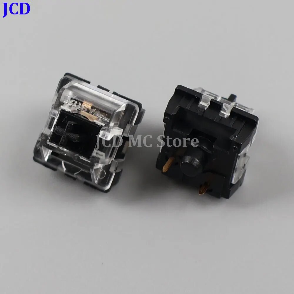 Переключатели клавиш Clicky Linear Tactile 2Pin черные, синие, коричневые, красные, фиолетовые для механической клавиатуры