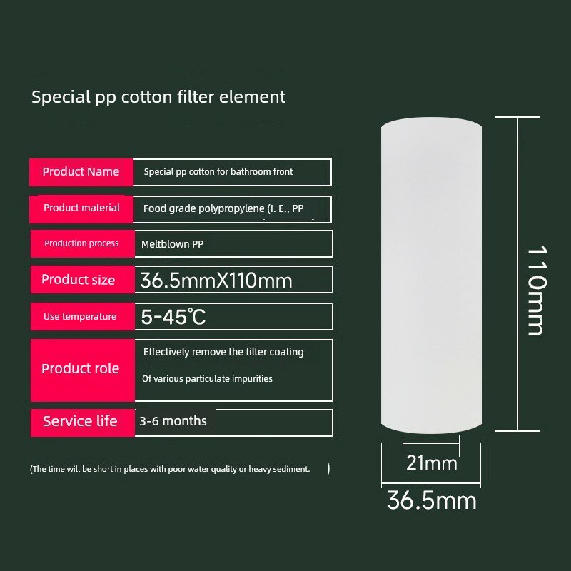 Bathroom Smart Toilet Seat Water Purifier Household Pre-Filter Washing Machine Water Heater Shower Faucet Filter