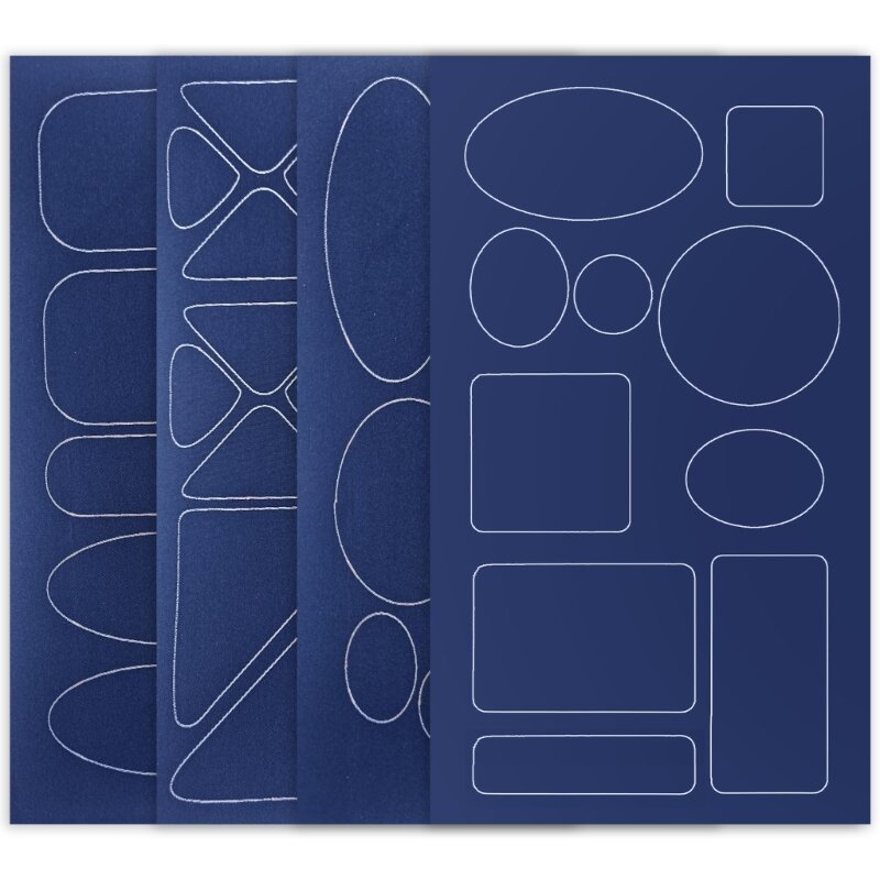 4 Pcs Adhesive Down Jackets Patches Waterproof Clothing Repair Patches for Jeans