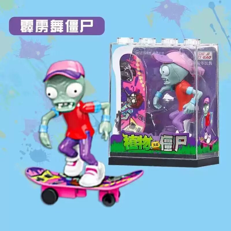 Игрушки Plants vs. Zombies: Фигурки Ковбой, Бог Солнца, Барьер, Газета, Футбольный мяч, Меха, Гигантский зомби, Доктор.