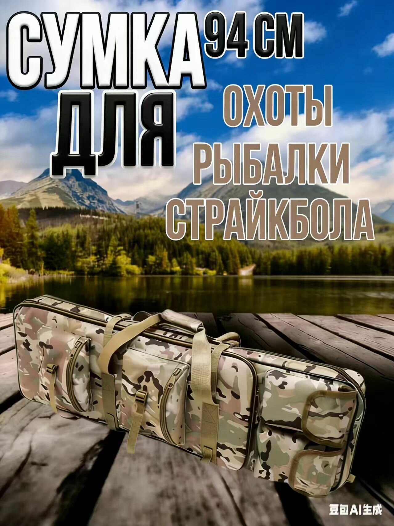 Чехол для рыбалки и охоты универсальный
