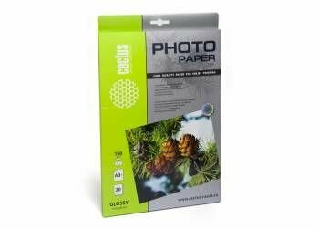 Фотобумага CACTUS A3+, 150 г/м2, 20 л, глянцевая, для струйной печати (CS-GA315020)