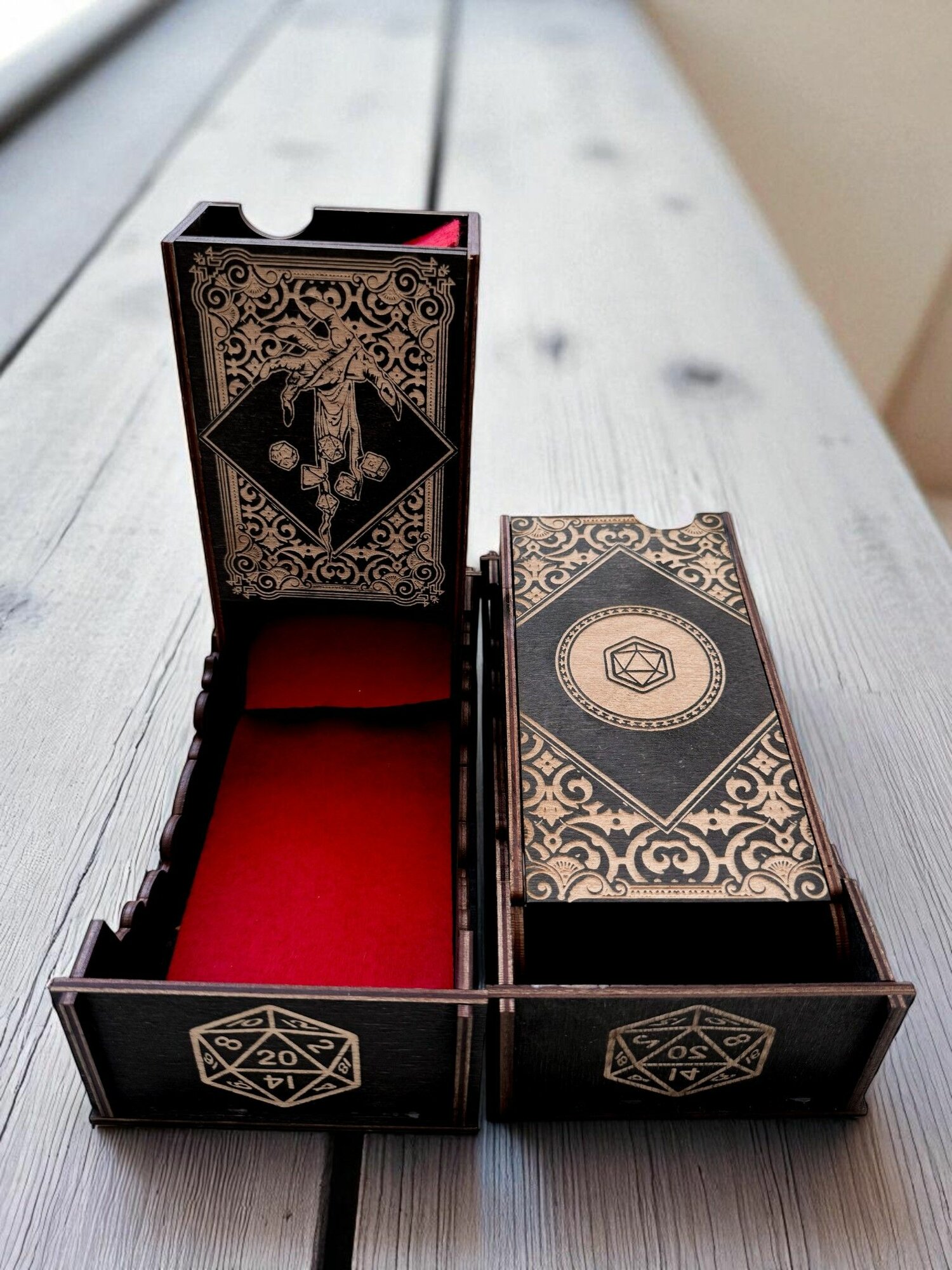 Башня для бросания кубиков Dice Tower "Рука мастера", дайс тауэр для ДнД