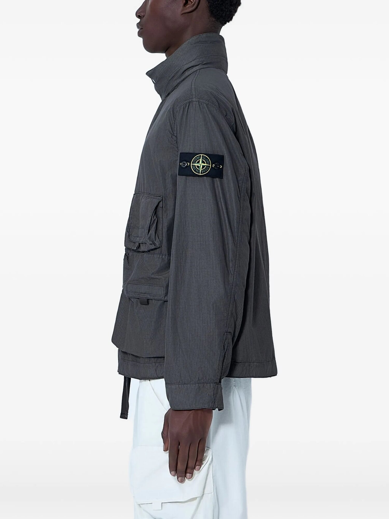 Куртка Stone Island Ripstop Utility, размер L, grey — фото 1