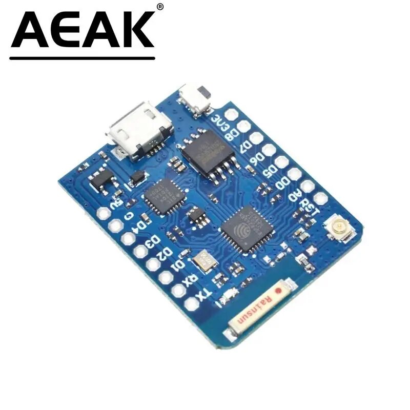 AEAK D1 mini Pro модуль ESP8266 16Мб с разъемом для внешней антенны