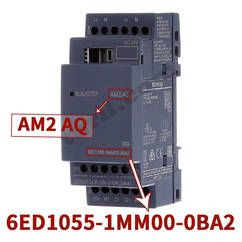 Модуль расширения Siemens LOGO! AM2 AQ 6ED1055-1MM00-0BA2