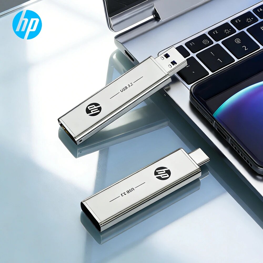 HP флешка USB 3.2 Type-C 64GB, металлический корпус