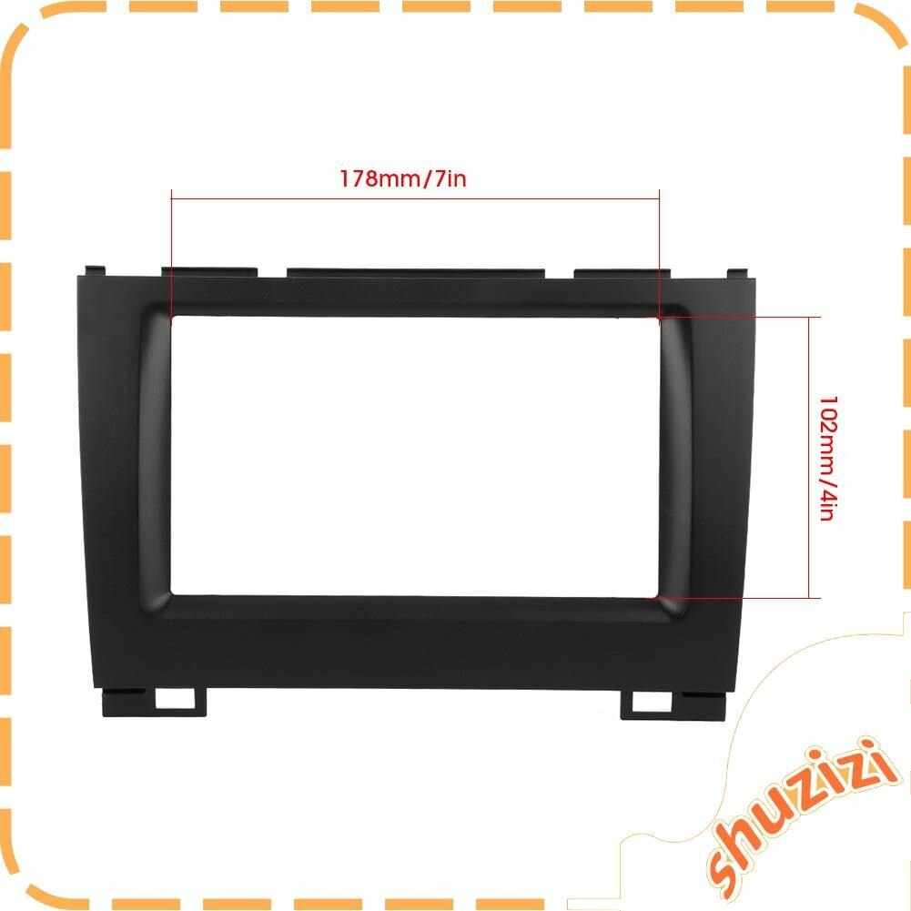 Автомобильная стерео рамка для Great Wall Hover H3/H5/X240 — для штатной магнитолы, внутр. размер 178×102 мм чёрная
