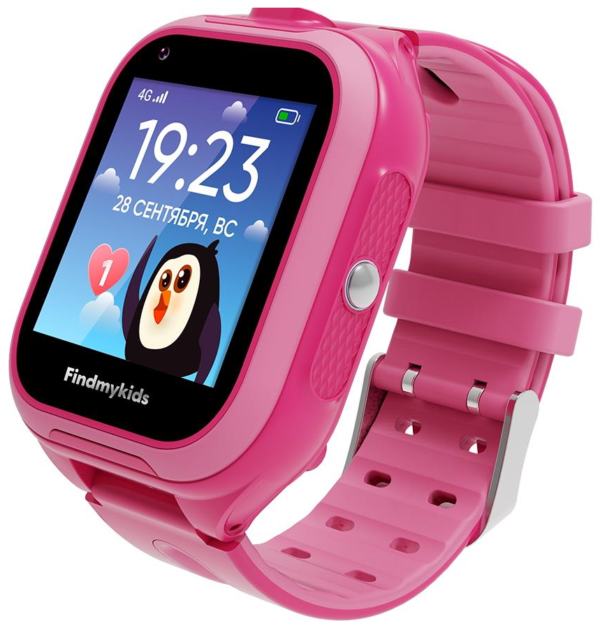 Детские умные часы ELARI 4G Go Pink