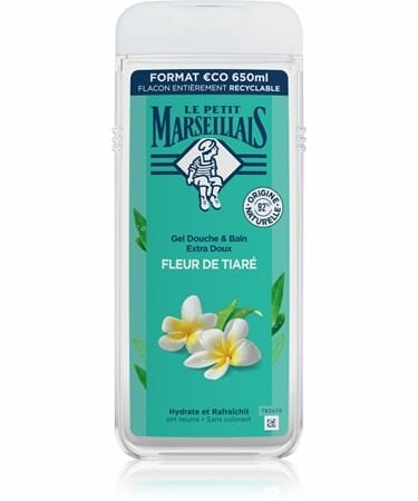 Средство для душа Le Petit Marseillais Tiar Flower, гель, цветочный аромат, 650 мл