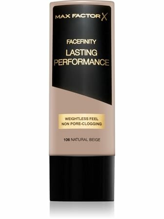 Тональный крем Max Factor Facefinity Lasting Performance, оттенок 106 natural beige, 35 мл