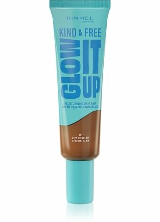 Тональный крем Rimmel Kind & Free Glow It Up, оттенок 601 soft chocolate, 30 мл