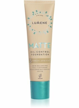 Тональный крем Lumene Matte Oil-Control, оттенок 3 свежий абрикос, 30 мл