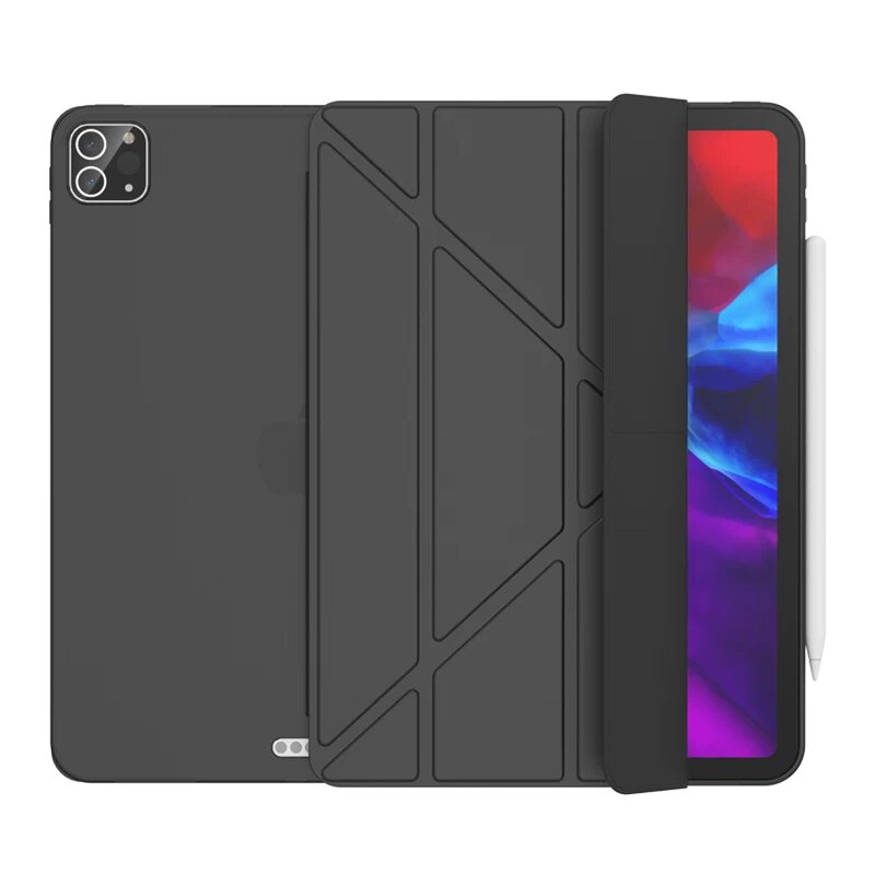 Защитный чехол для iPad 2025 Pro 11inch Pro 12,9 дюйма 2017/2018, защитный чехол 2-го поколения с гнездом для стилуса,