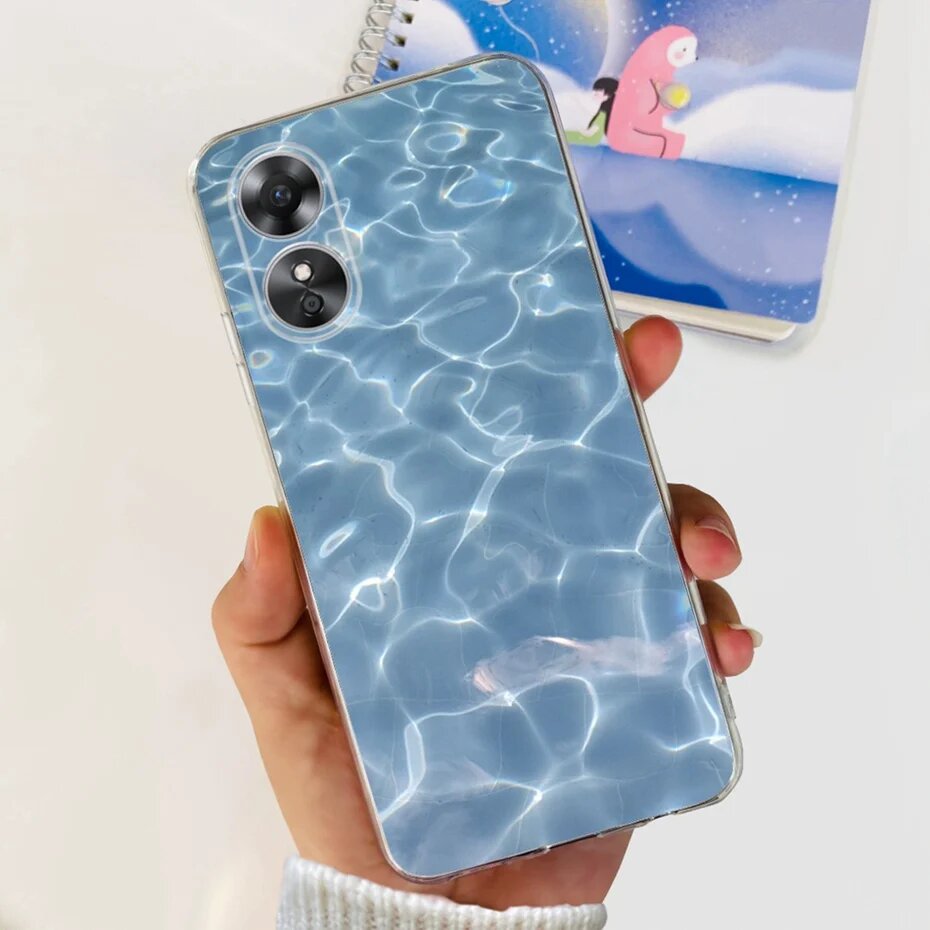 Чехол OPPO A17 (CPH2477) шоколадного цвета