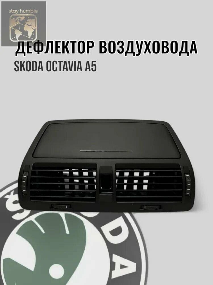 Дефлектор воздуховода автомобильный арт. 1Z0820951 K, центральный воздушный дефлектор для Skoda Octavia A5