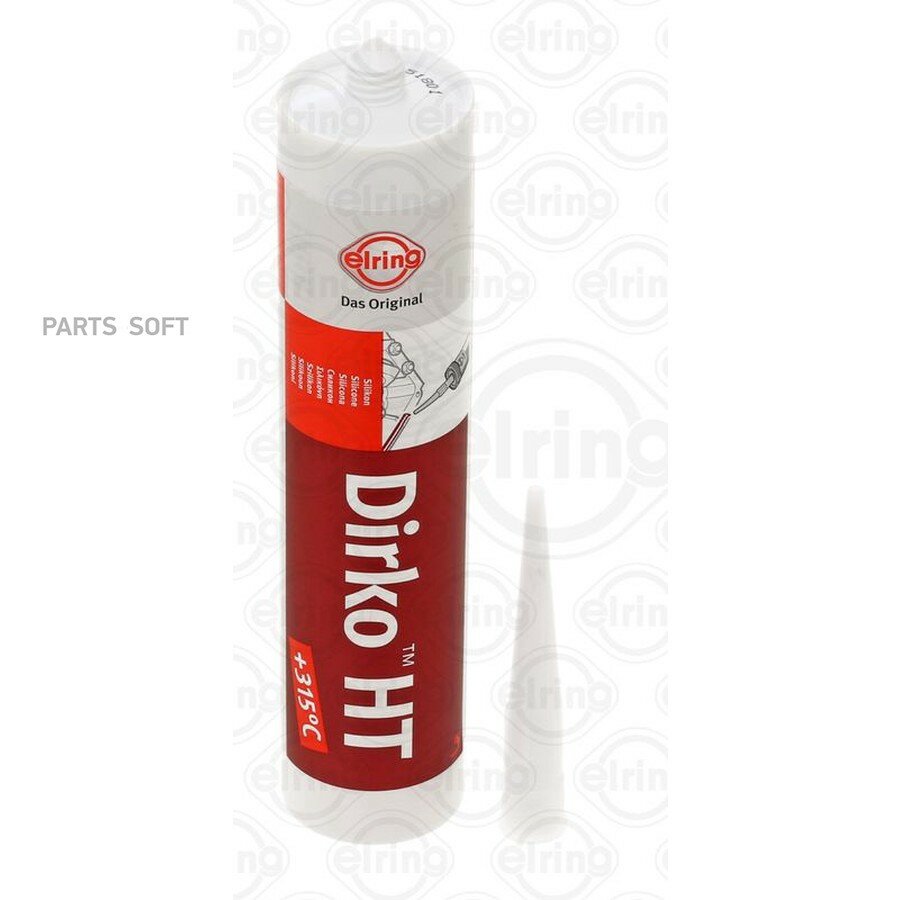 Герметик ELRING 465766 Dirko HT acetic red 310 ml