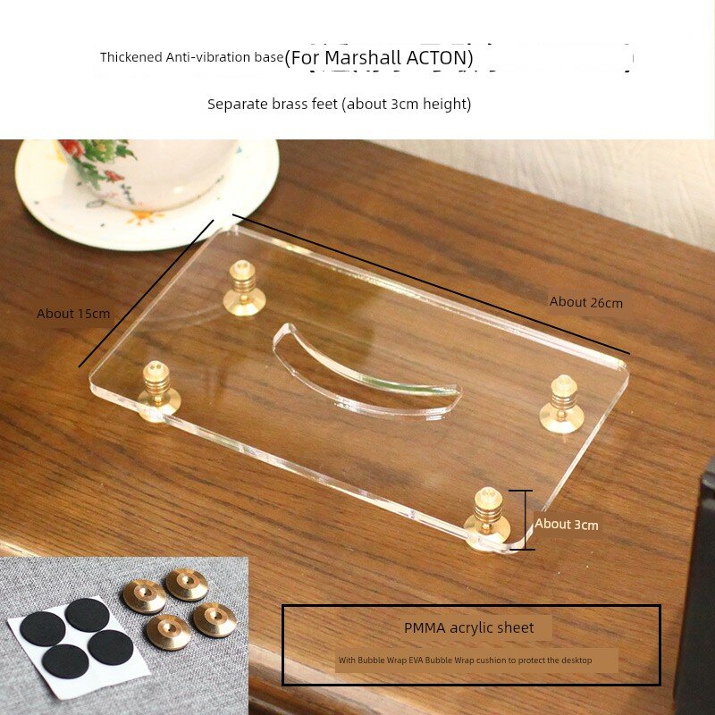 Подставка с отдельными латунными шипами для виброизоляции Marshall Acton 2 3, акустическая база для динамика