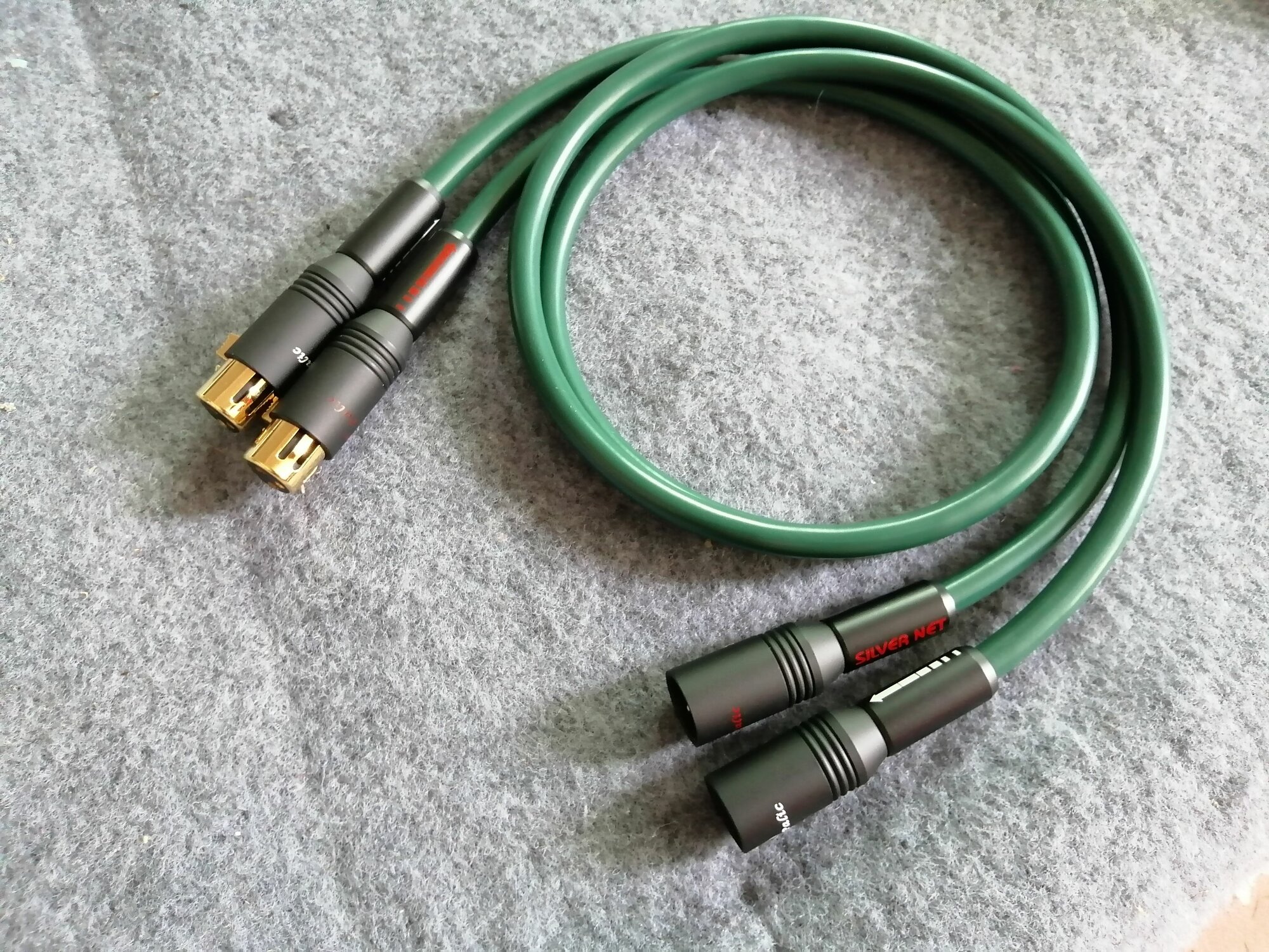Furutech Кабель XLR Monocrystal Copper Балансный Аудио Кабель Аудиофил Акустика Усилитель Микрофон 2 Шт 0.5м