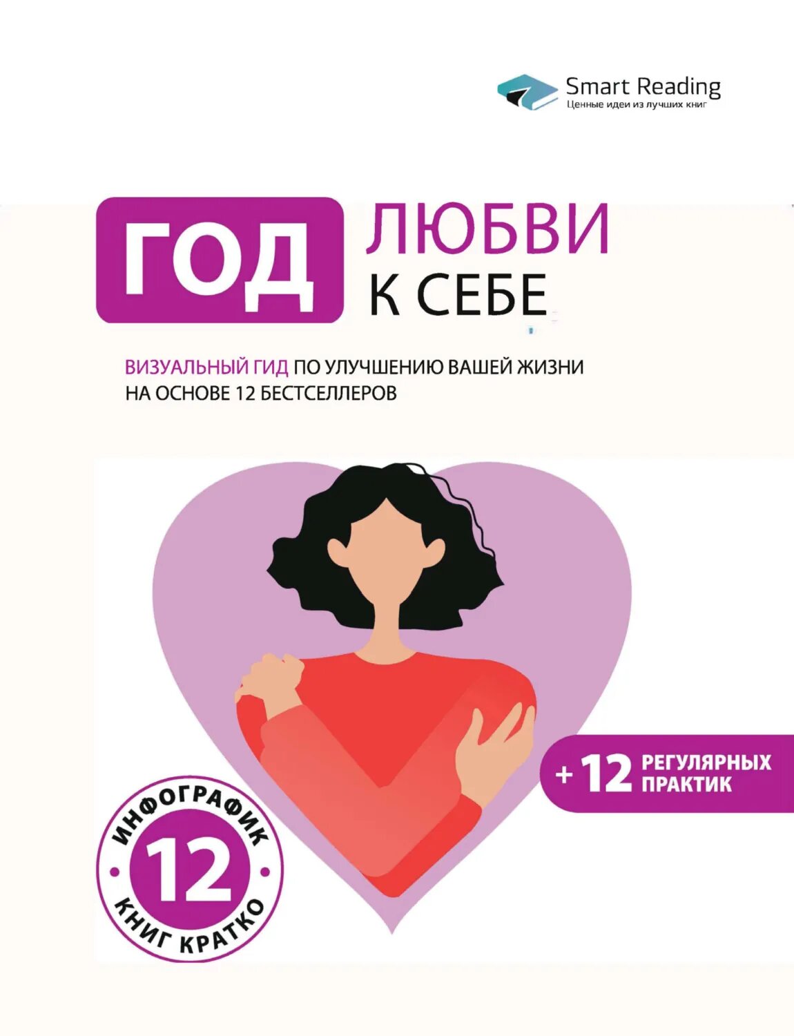 Год любви к себе. Визуальный гид по улучшению вашей жизни на основе 12 бестселлеров [Цифровая книга]