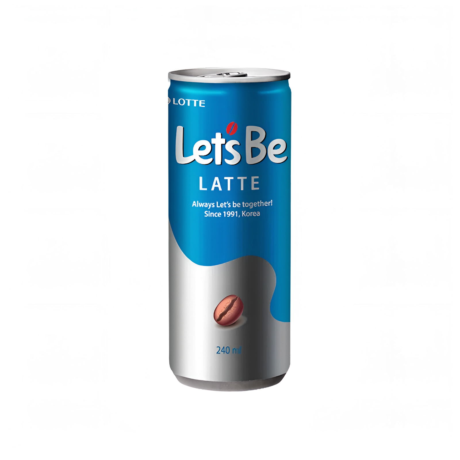 Напиток кофейный "Let's Be", латте, холодный, 240мл, в металлической банке
