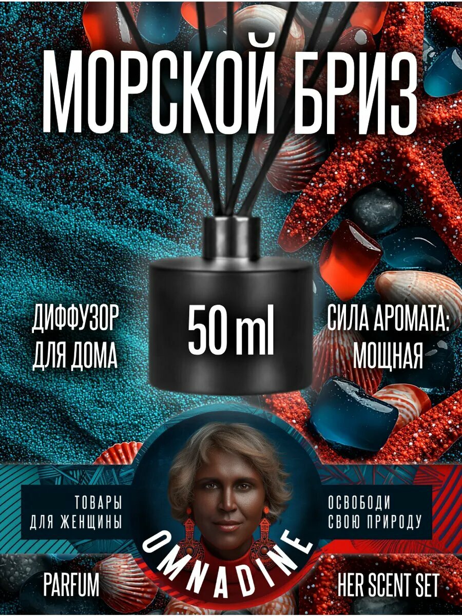 Диффузор в подарочной упаковке морской бриз